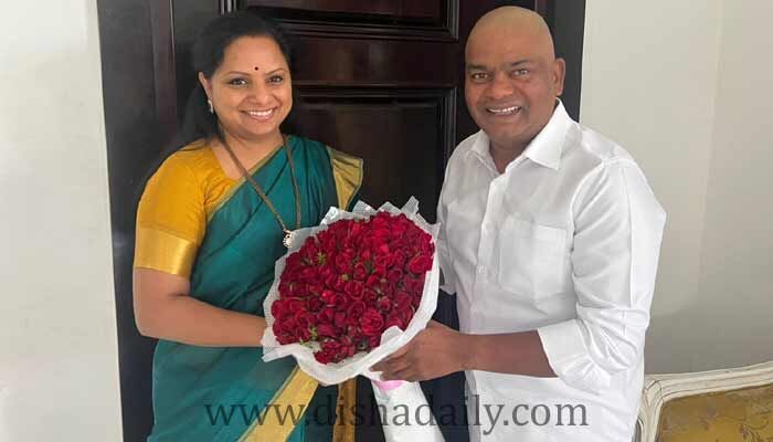 ఎమ్మెల్సీ కవితకు శుభాకాంక్షలు తెలిపిన జీవన్ రెడ్డి | MLA Jeevan Reddy ...