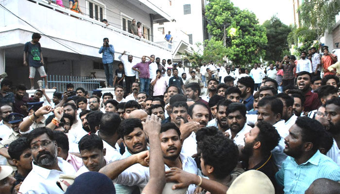 శోకసముద్రంలో ఉన్నవారి ఇంటి ముందు ఎమ్మెల్యే అనుచరుల వీరంగం | Letest ...