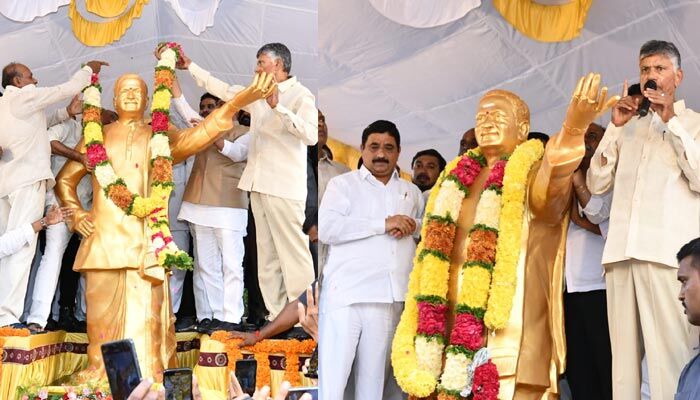Chandrababu: మళ్లీ ఆయనే పుట్టాలి.. బళ్లారిలో ఎన్టీఆర్ విగ్రహం ఆవిష్కరణ ...
