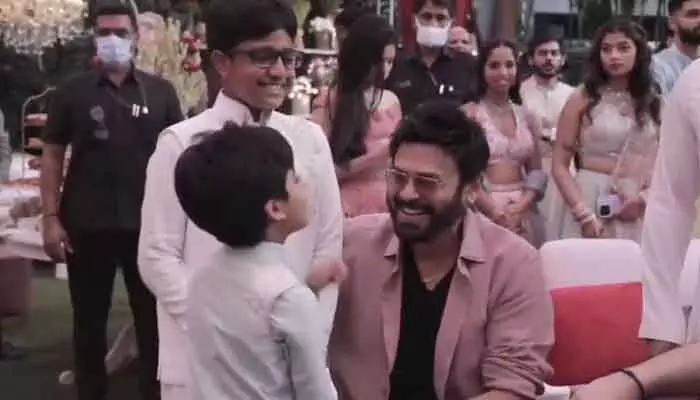 Abhay Ram- Bhargav Ram- Venky: ఎన్టీఆర్ కొడుకులతో వెంకీ మామ సందడి ...