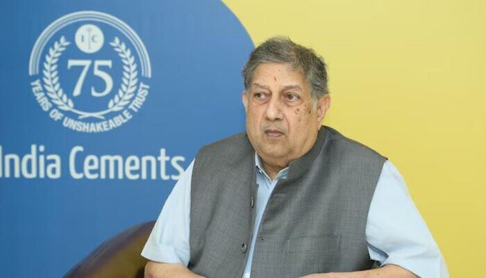 India Cements: ఇండియా సిమెంట్స్ సీఈఓ, ఎండీ పదవికి ఎన్ శ్రీనివాసన్ ...