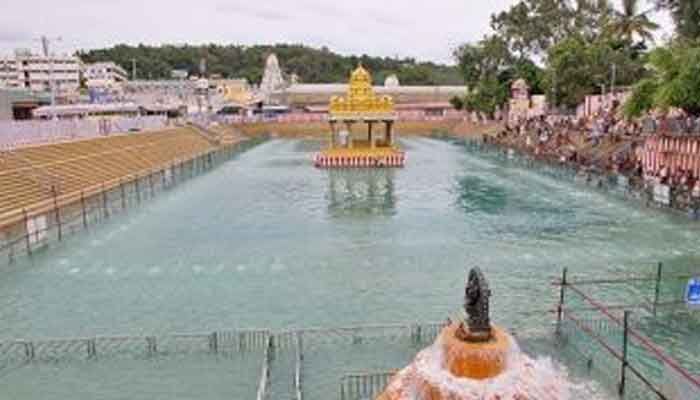 శ్రీవారి భక్తులకు గుడ్ న్యూస్.. అందుబాటులోకి పుష్కరిణి | The repair ...